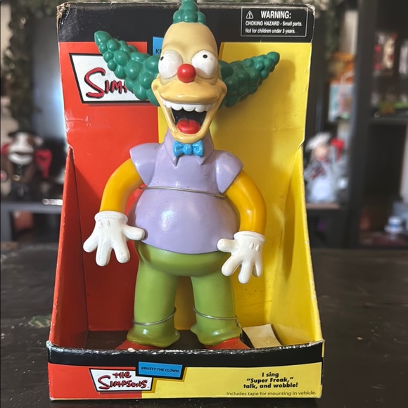 Gemmy | Toys | Simpsons Krusty The Clown Figure | Poshmark